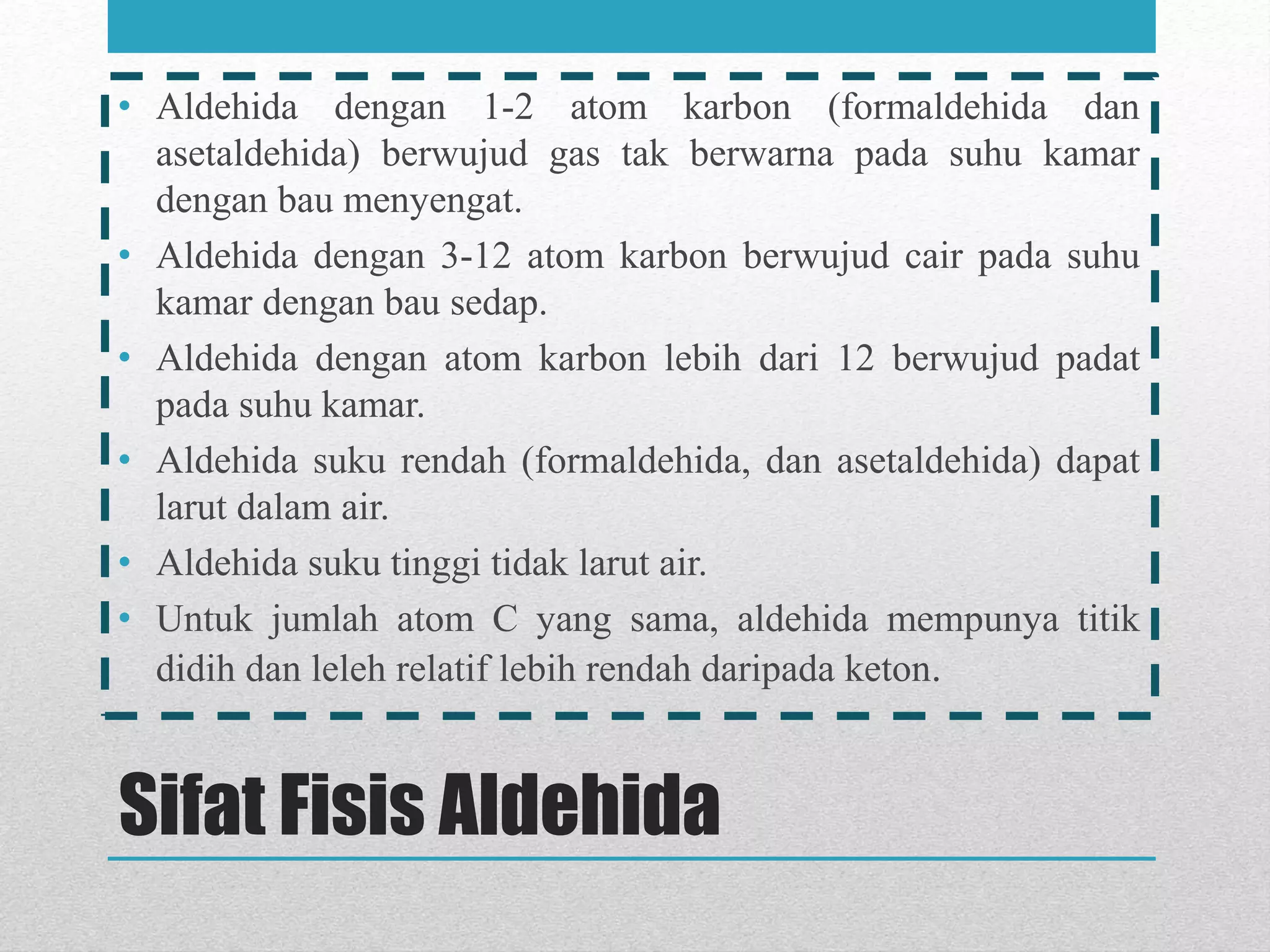 Aldehida dan Keton | PPTX