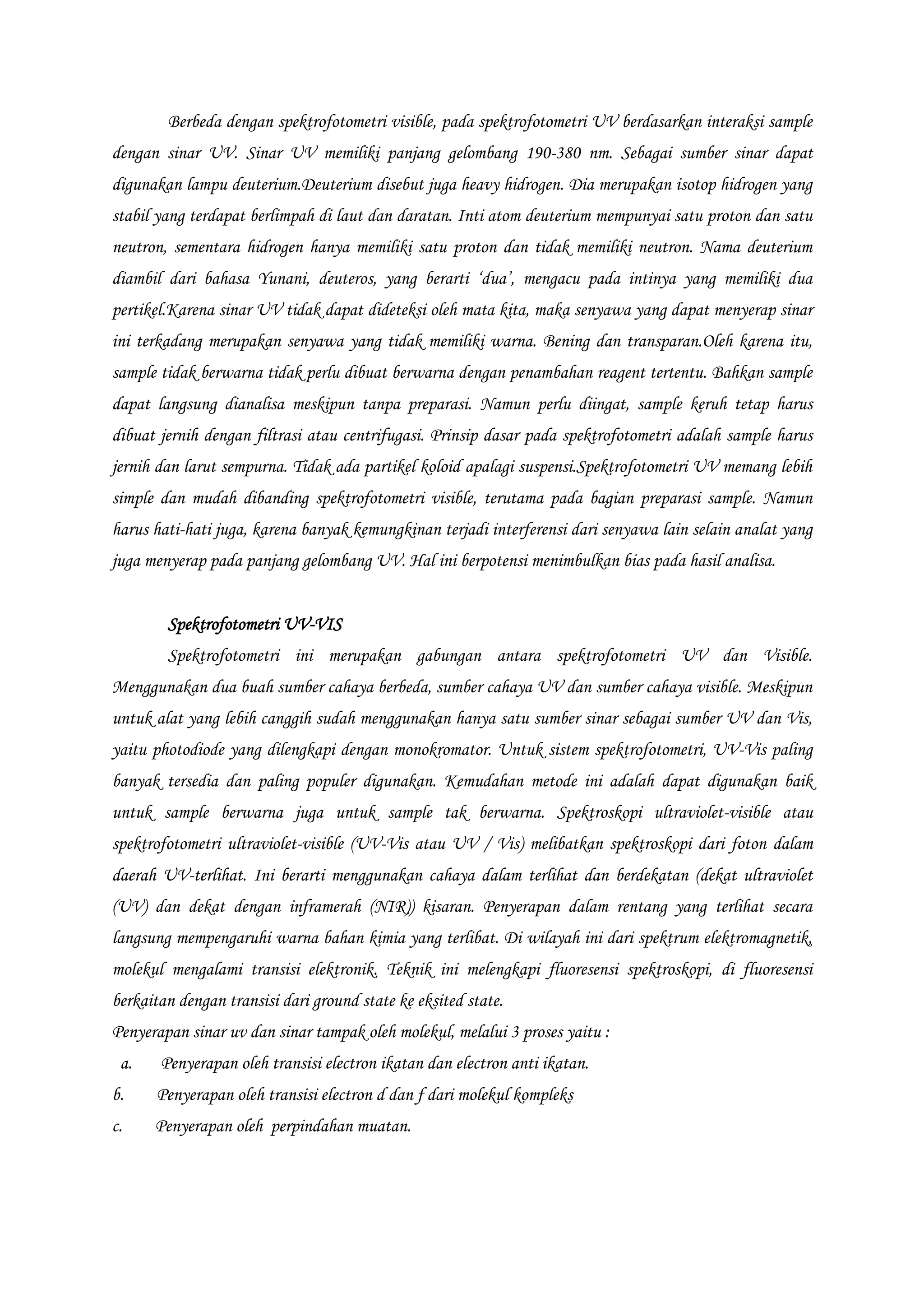 Kimia analisa instrument | DOCX