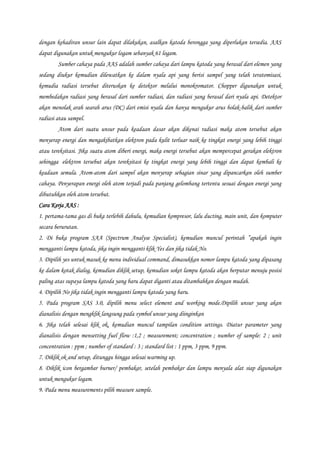 Kimia analisa instrument | DOCX