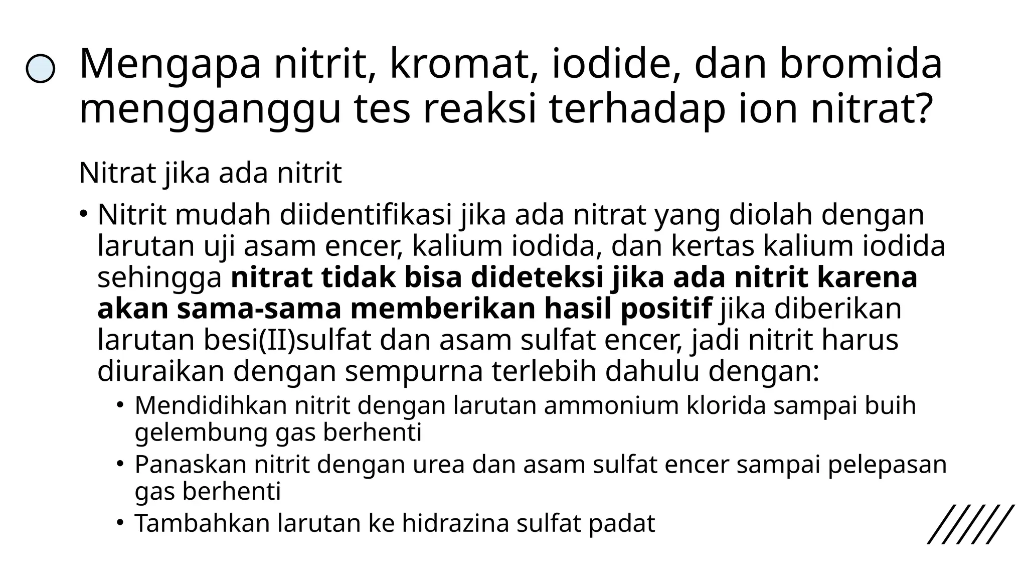 Kimia Analitik - Analisis anion sulfat, klorida dan nitrat.pptx