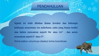 Kimia anion | PPTX