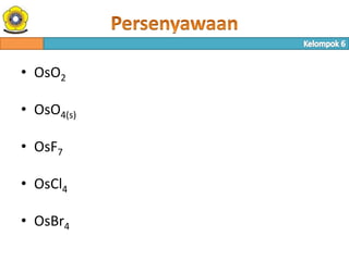 Kimia anorganik 2 unsur transisi golongan viii b | PPTX