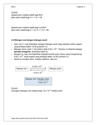 Formula dan persamaan kimia | PDF
