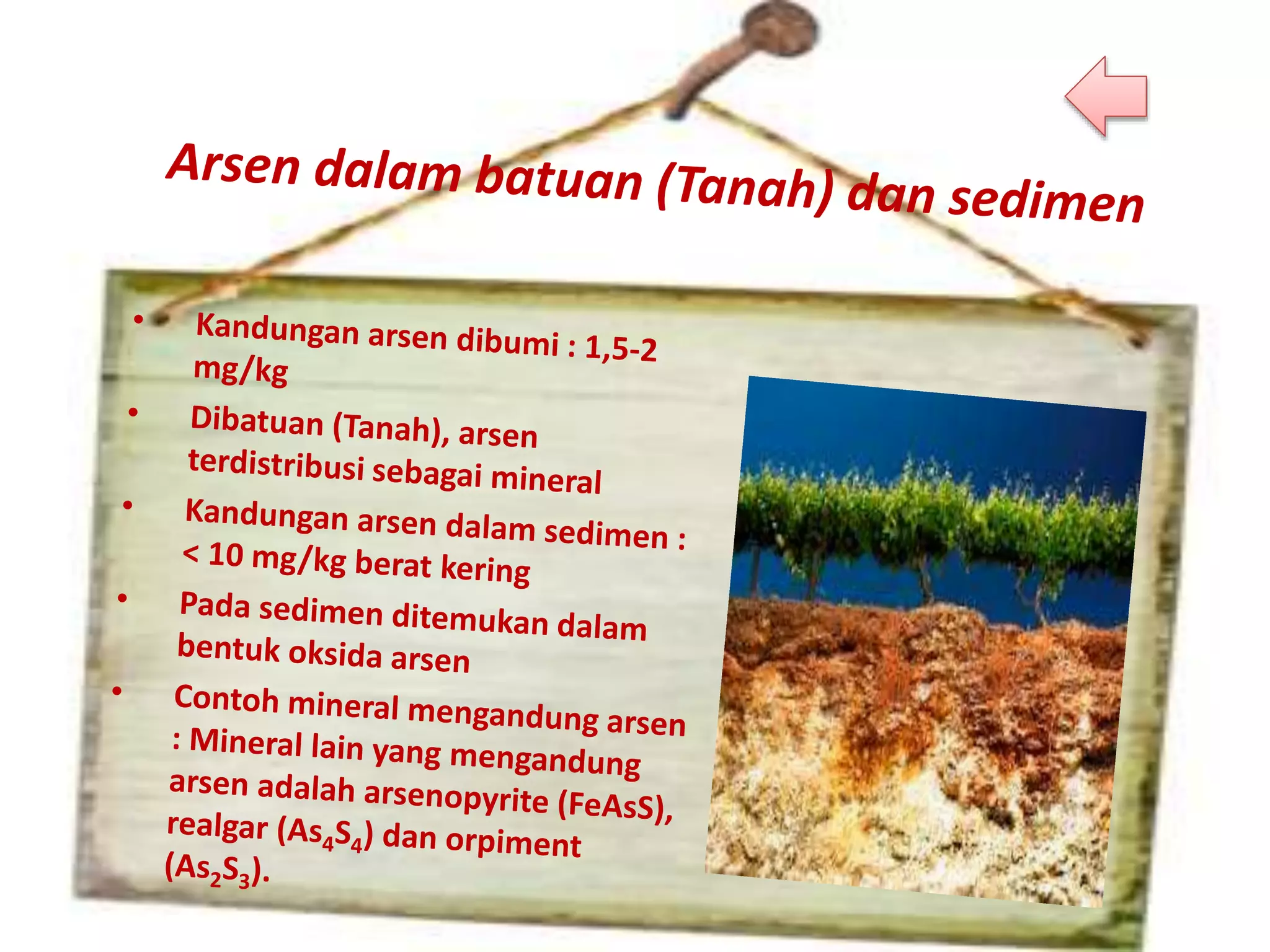Kimia bahan galian batu arsen | PPTX