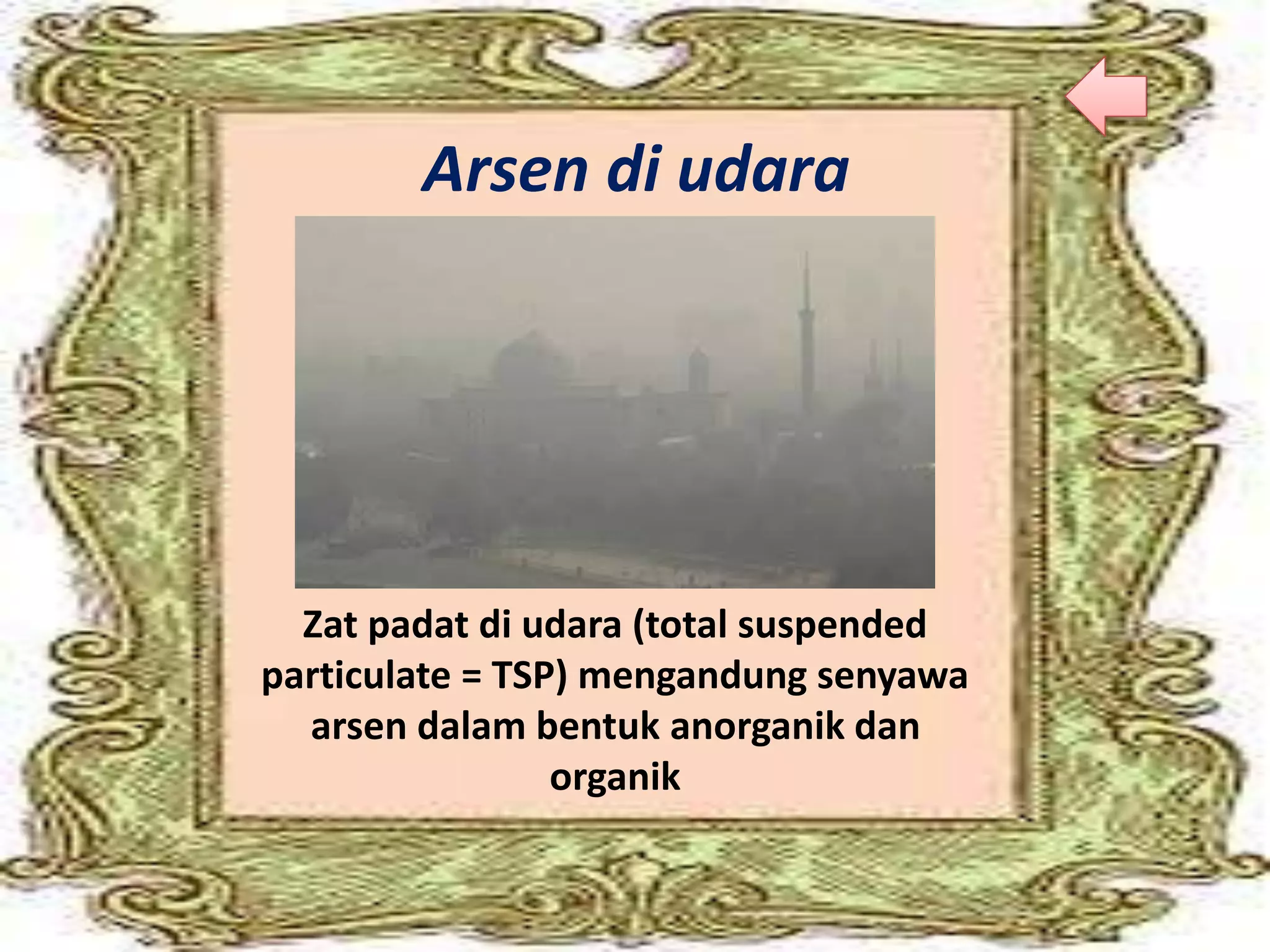 Kimia bahan galian batu arsen | PPTX