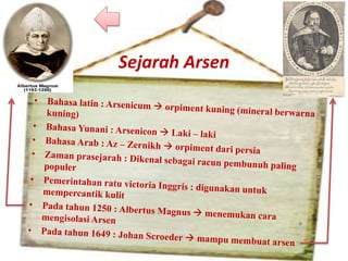 Kimia bahan galian batu arsen | PPTX