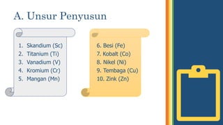 Unsur Periode ke-4 | PPTX