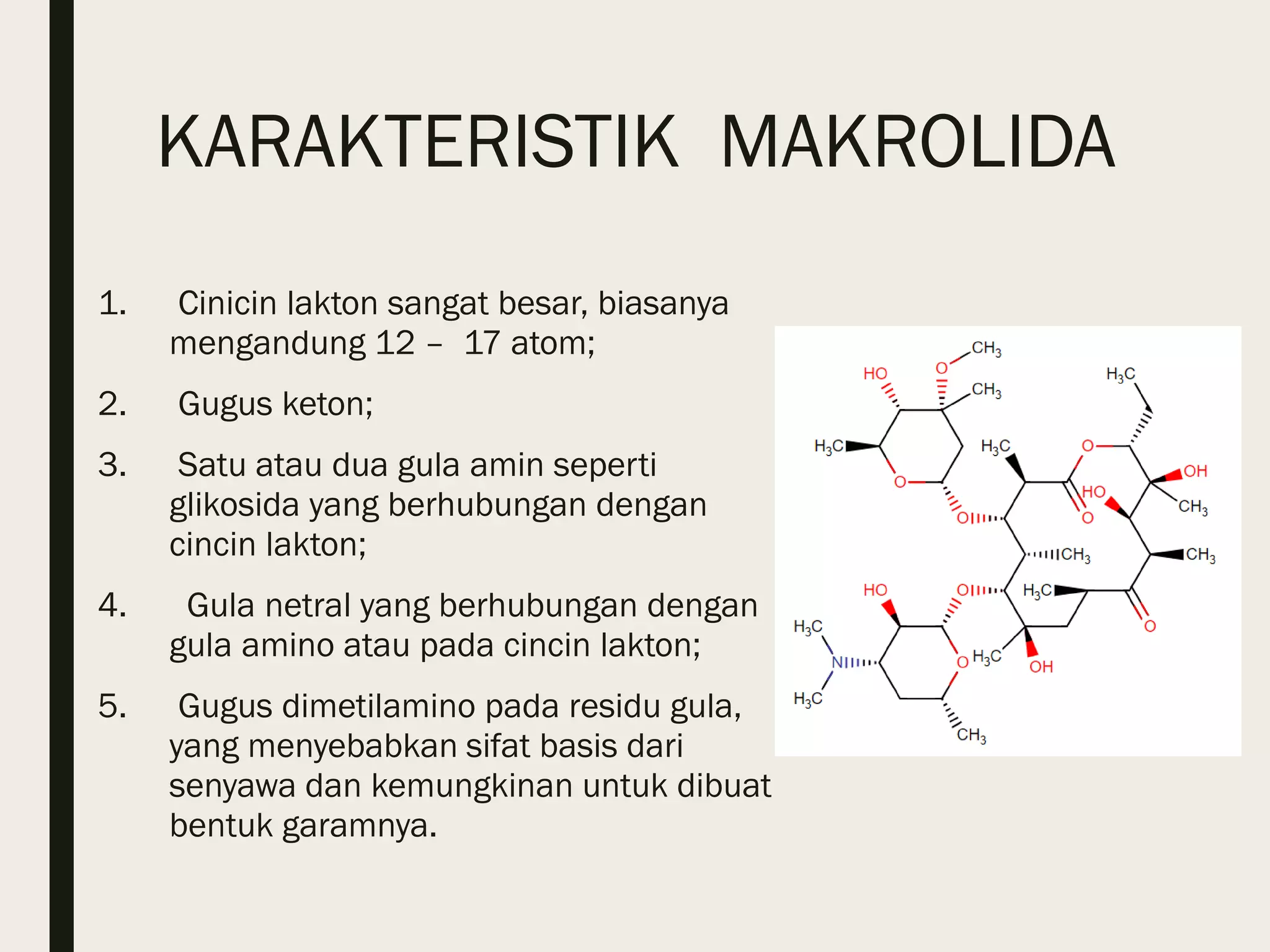 Antibiotik beta Laktam dan Makrolida - Kimia Farmasi 1 | PDF