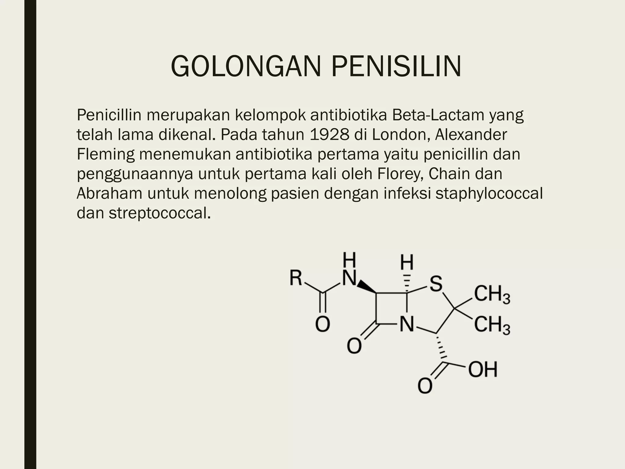 Antibiotik beta Laktam dan Makrolida - Kimia Farmasi 1 | PDF