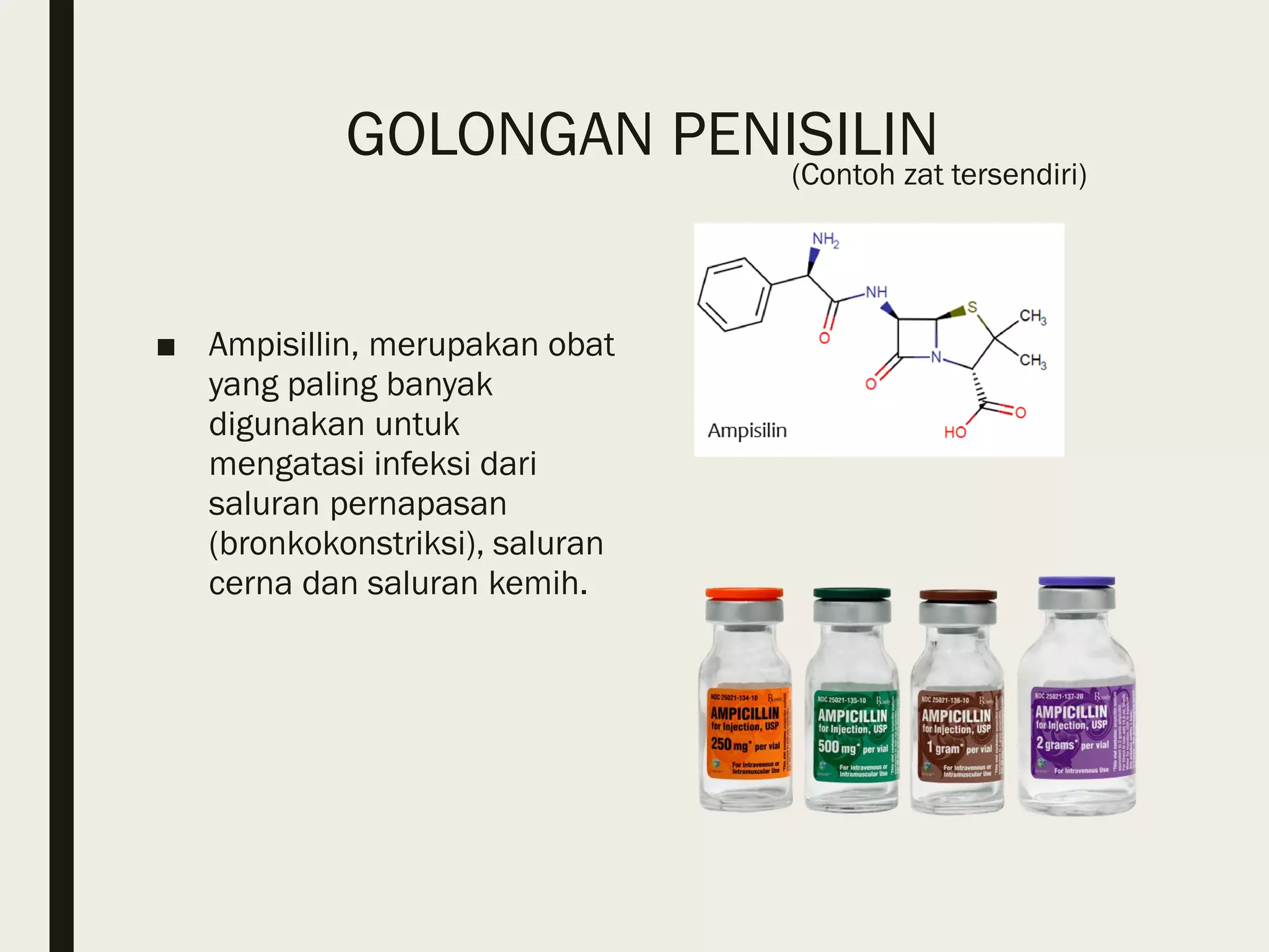 Antibiotik beta Laktam dan Makrolida - Kimia Farmasi 1 | PDF