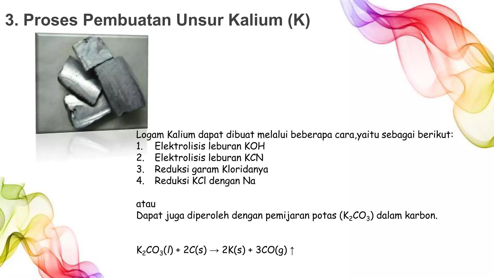 Kimia Unsur Golongan Alkali "Sifat,Kelimpahan ,Kegunaan dan ...