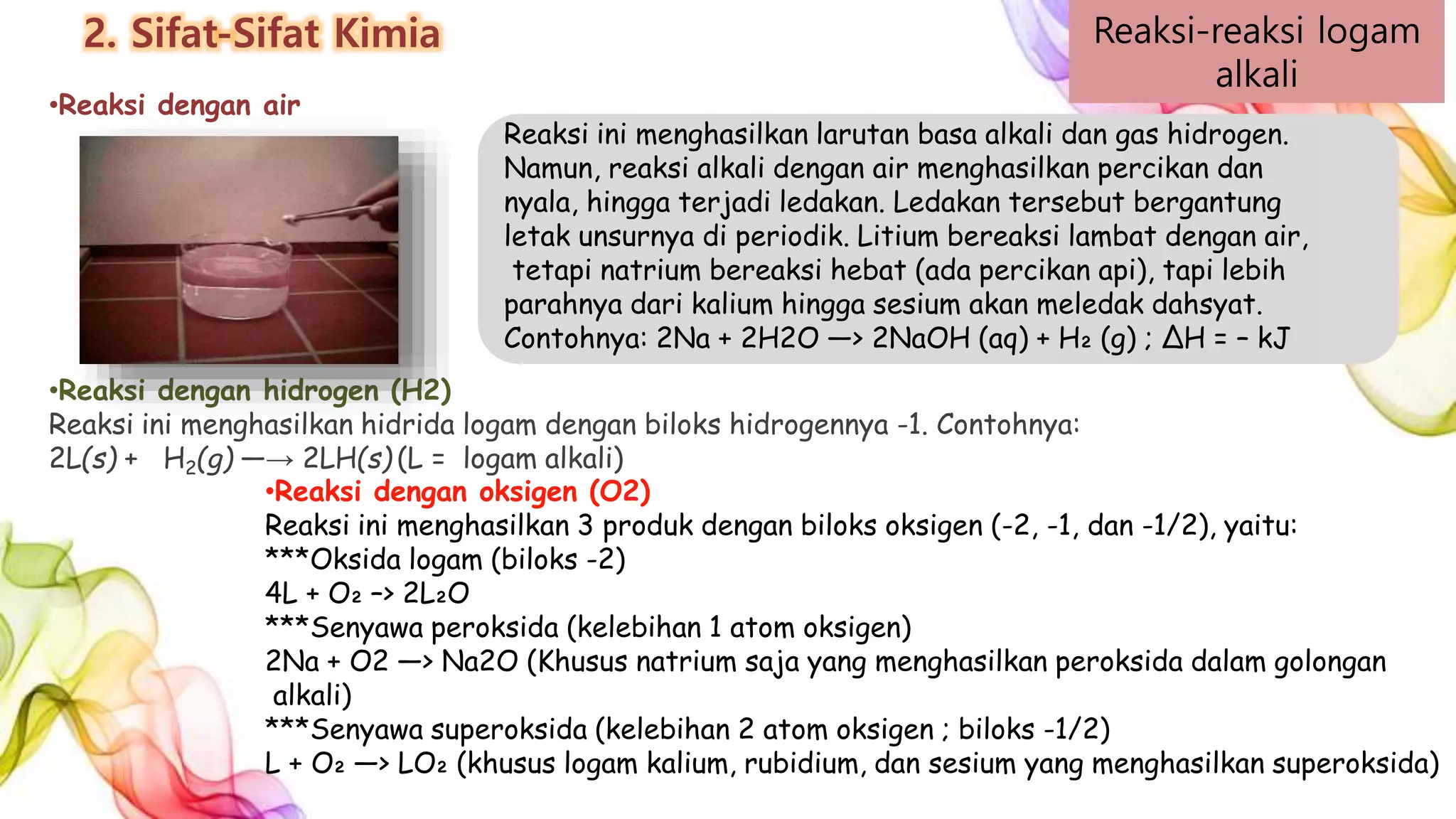 Kimia Unsur Golongan Alkali "Sifat,Kelimpahan ,Kegunaan dan ...