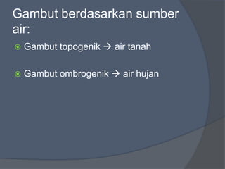 Kimia Batubara dan Gambut (Pertemuan 1) | PPTX