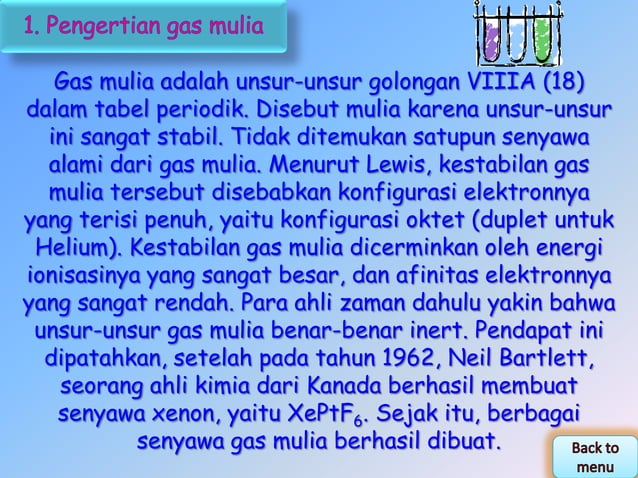 Kimia gas mulia | PPTX