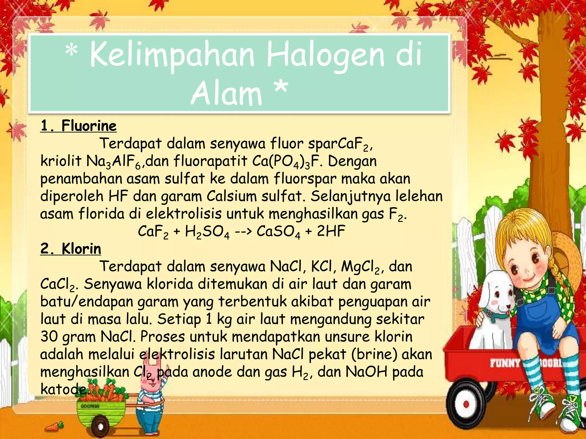 SlideShare Unsur Kimia Halogen | PPTX