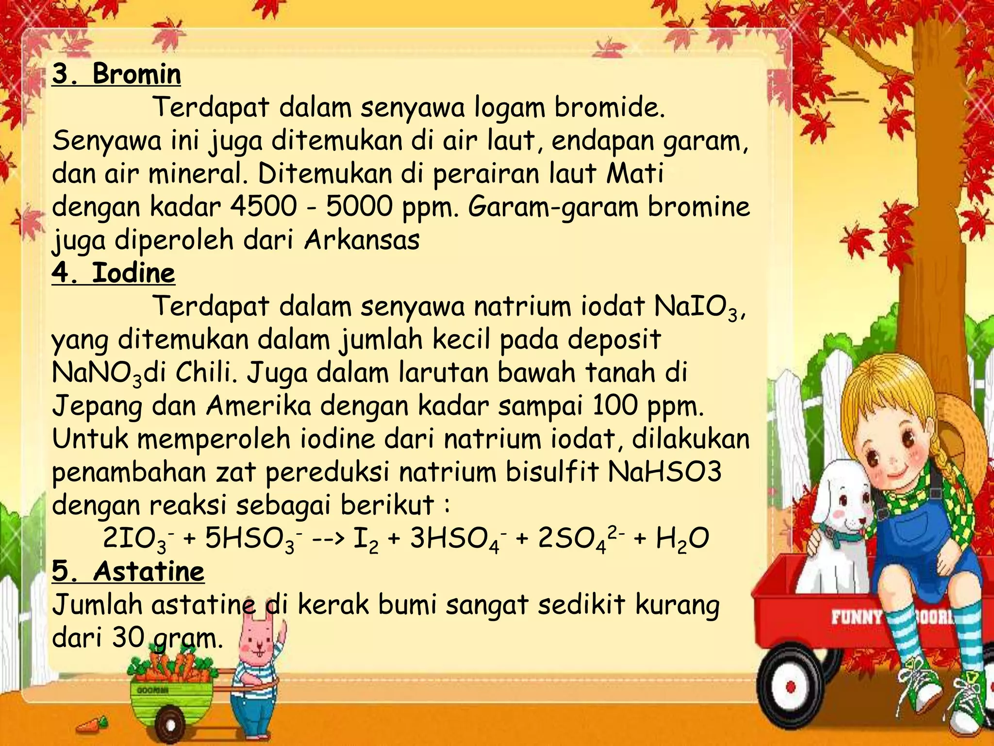 SlideShare Unsur Kimia Halogen | PPTX