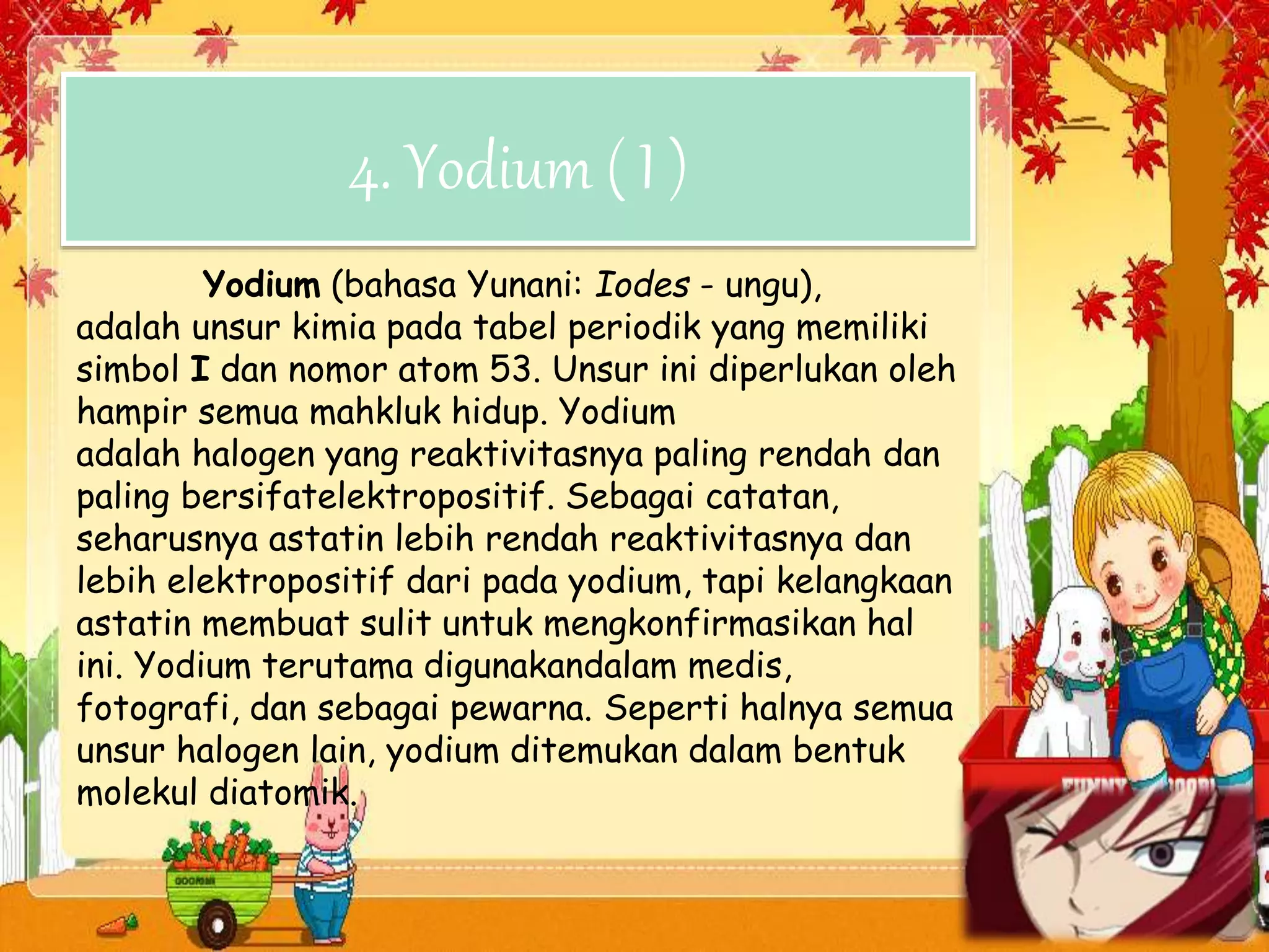 SlideShare Unsur Kimia Halogen | PPTX