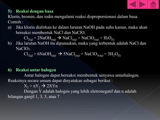 Kimia halogen 5 | PPTX