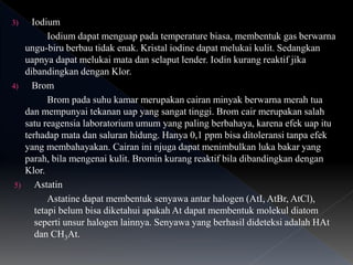 Kimia halogen 5 | PPTX