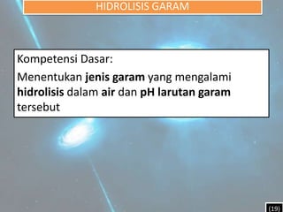 KIMIA_HIDROLISIS_GARAM DAN HUBUNGAN DENGAN ASAM DAN BASA.pptx