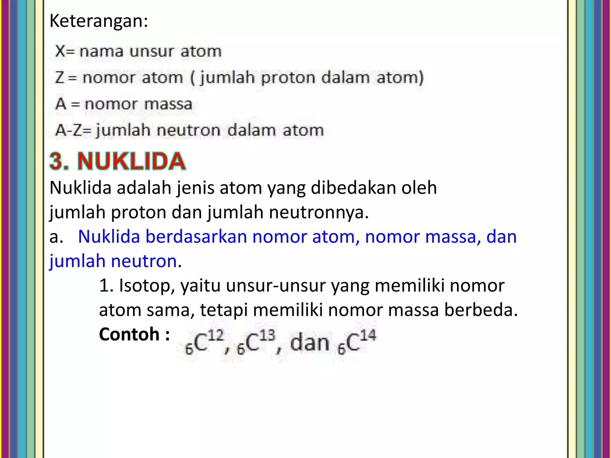 Kimia inti dan radiokimia | PPTX