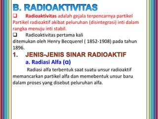 Kimia inti dan radiokimia | PPTX