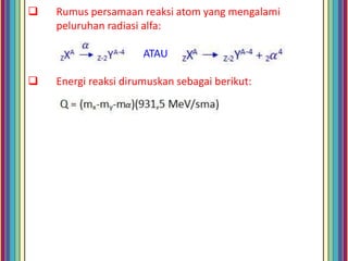 Kimia inti dan radiokimia | PPTX