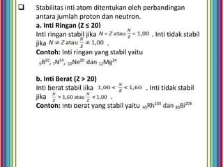 Kimia inti dan radiokimia | PPTX