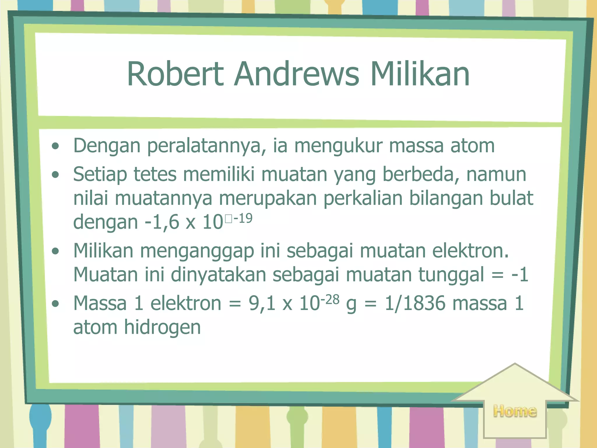Kimia Kelas X mengenai penemuan partikel sub atom | PPTX