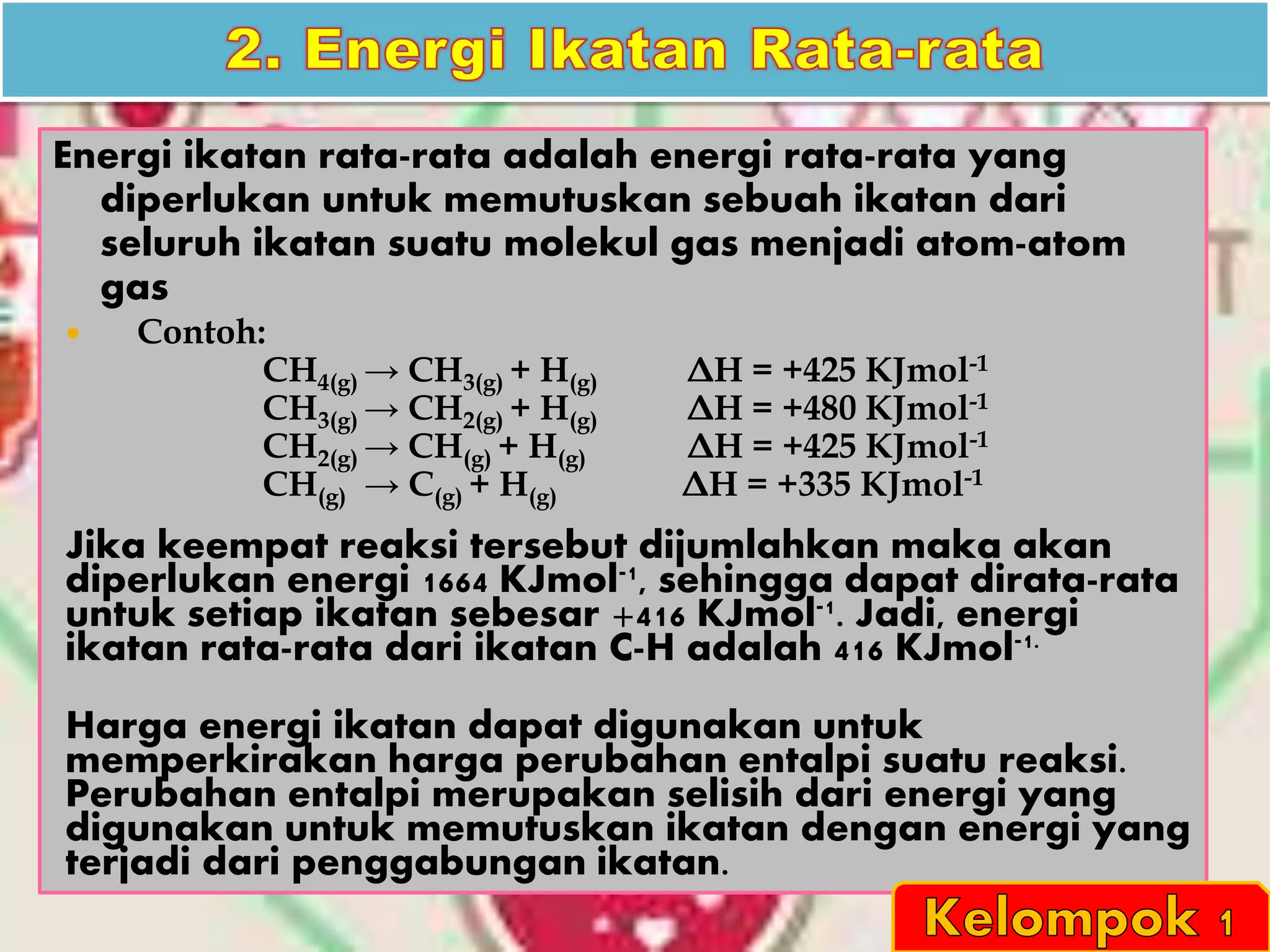 Energi Ikatan Termokimia | PPTX