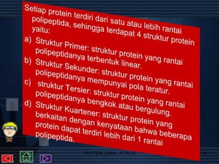 Protein | PPTX