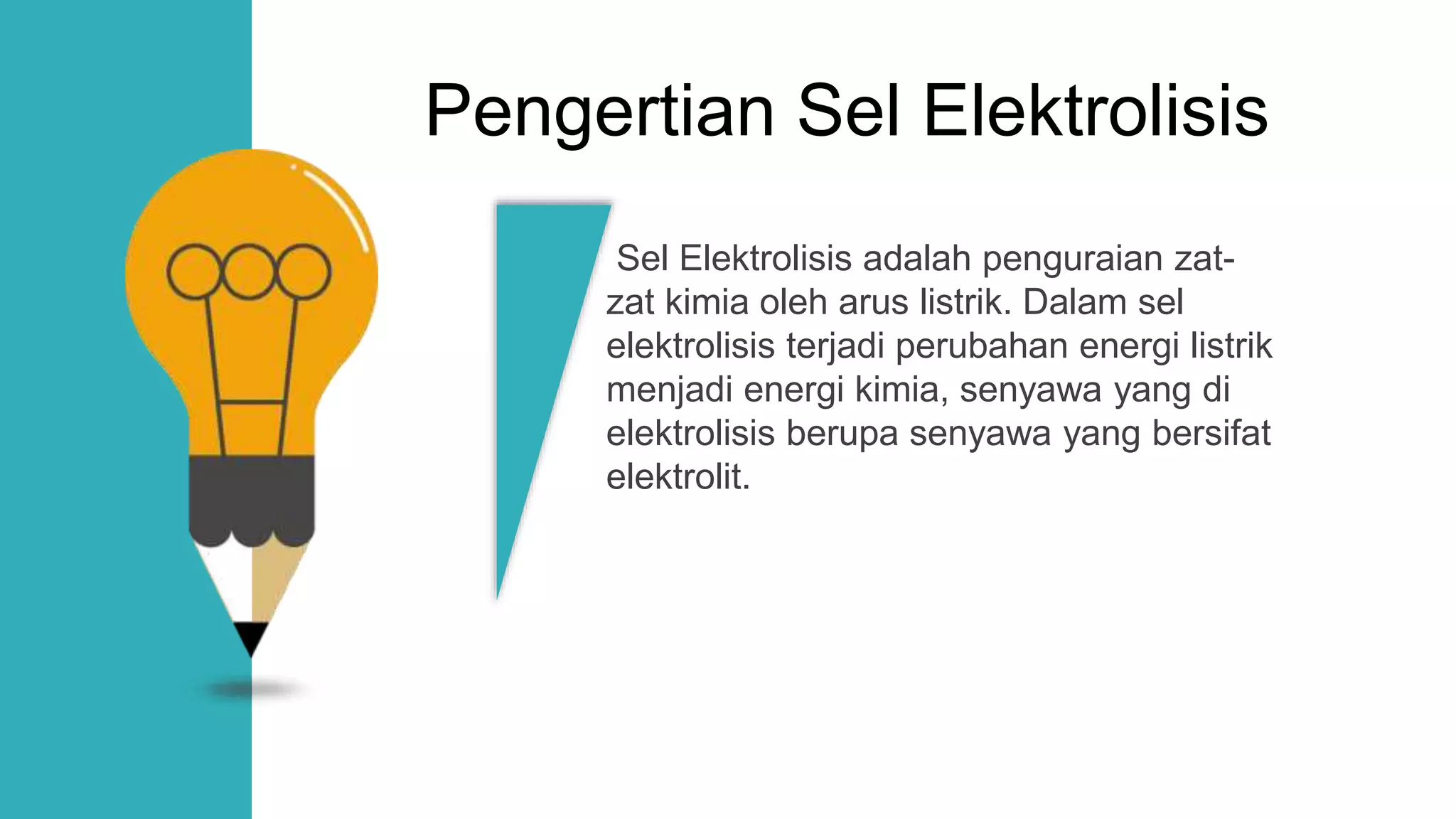 pengaplikasian sel elektrolisis dalam kehidupan sehari-hari | PPTX