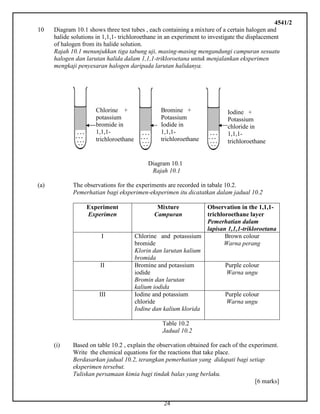 Kimia kertas 2 trial spm 2013 | PDF