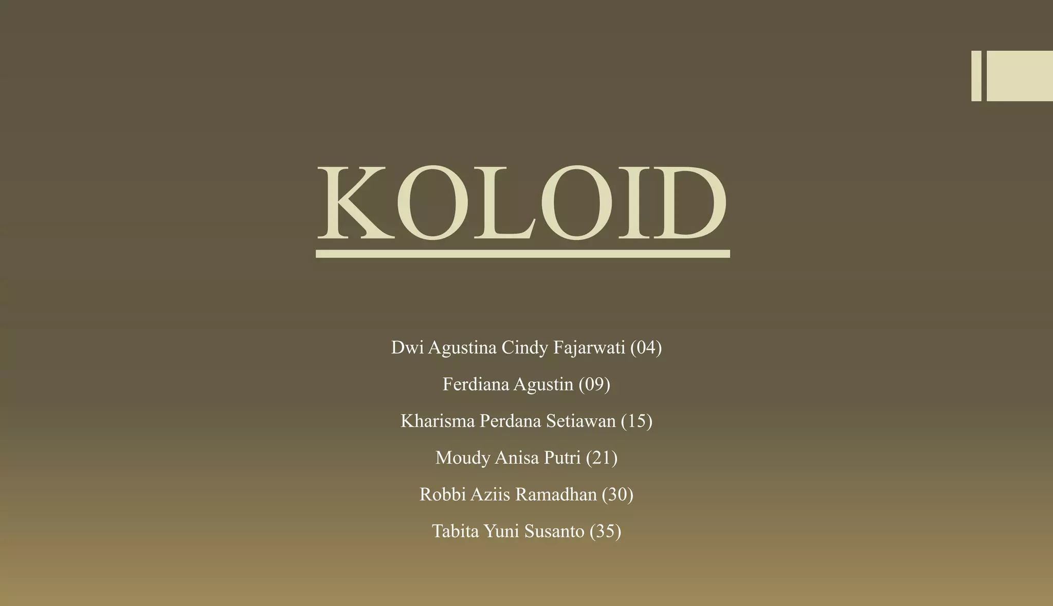 Sistem Koloid | PPT