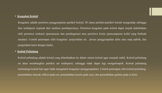 Sistem Koloid | PPT