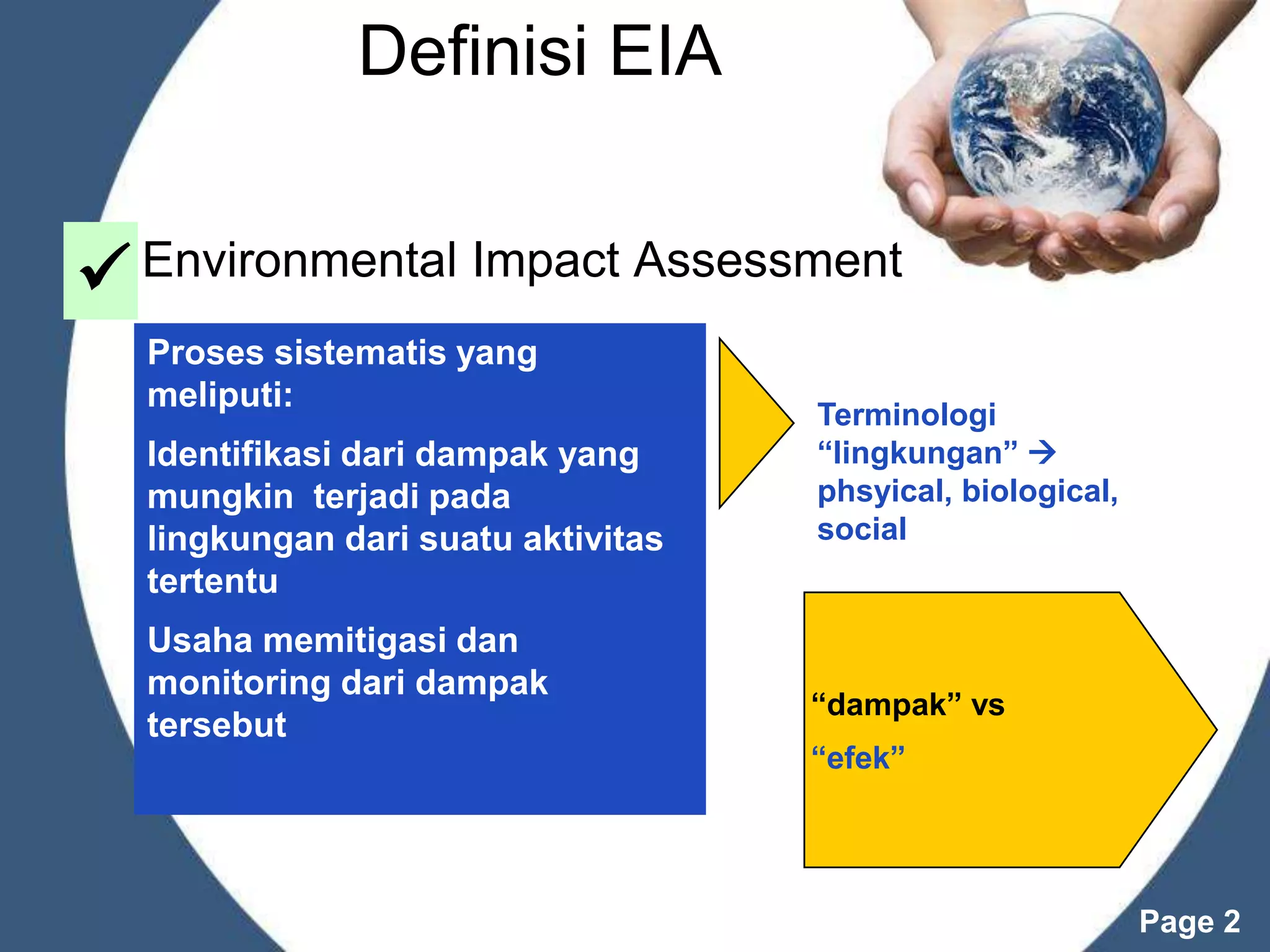 Kimia lingkungan - EIA | PPT