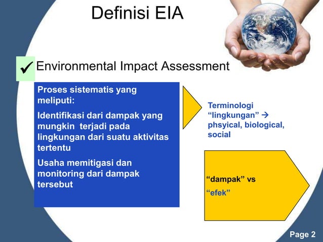 Kimia lingkungan - EIA | PPT