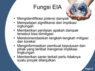 Kimia lingkungan - EIA | PPT