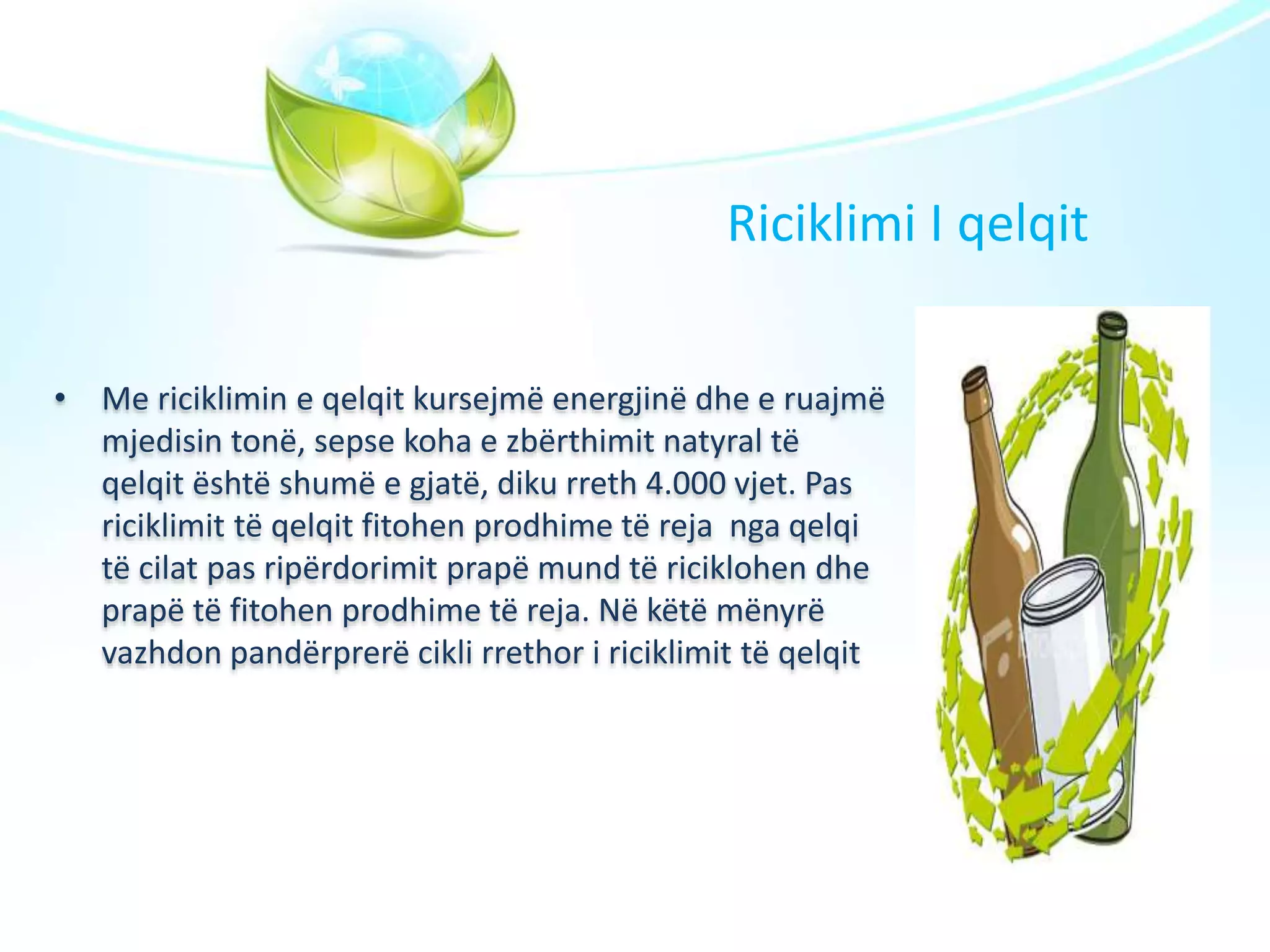 Kimia ne mbrojtje te mjedisit | PPTX