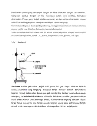 Kimia pemisahan campuran | PDF