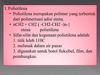 Kimia polimer 3 | PPTX