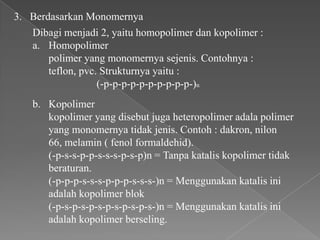 Kimia polimer 3 | PPTX