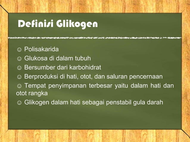Kimia polimer alam glikogen | PPTX