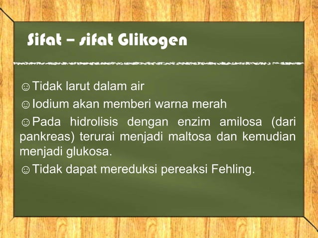 Kimia polimer alam glikogen | PPTX