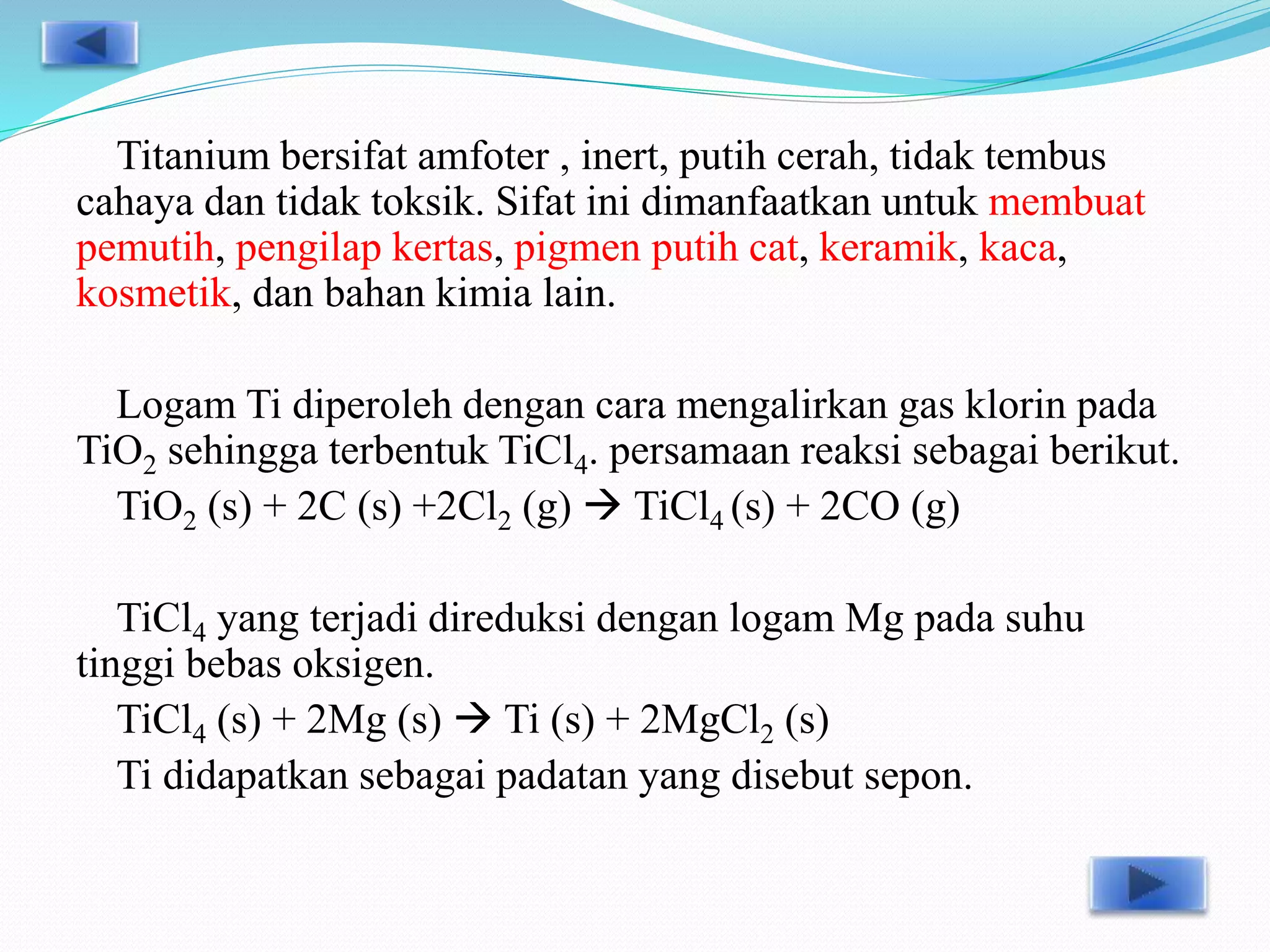Kimia ppt unsur transisi periode 4 | PPTX