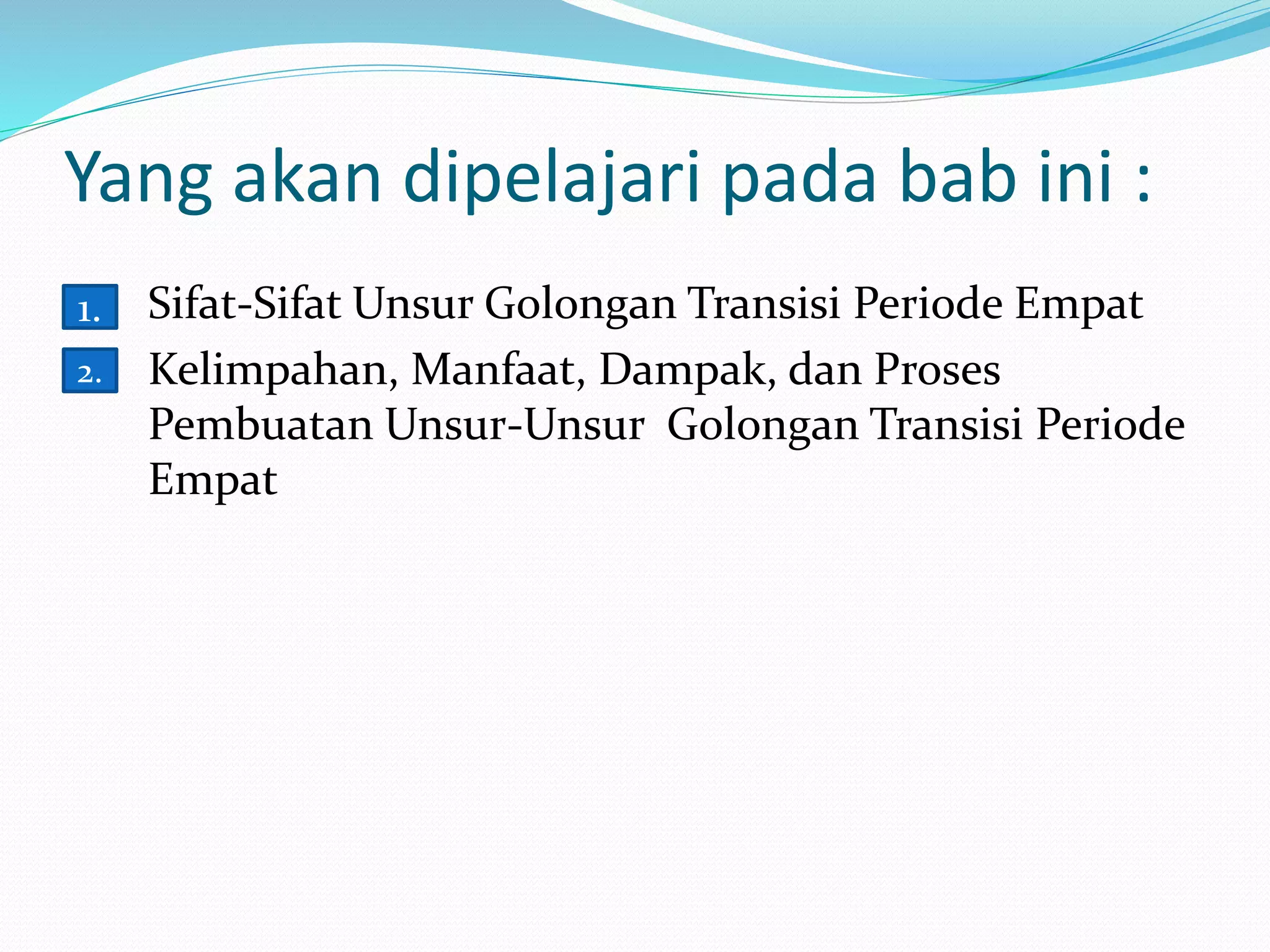 Kimia ppt unsur transisi periode 4 | PPTX