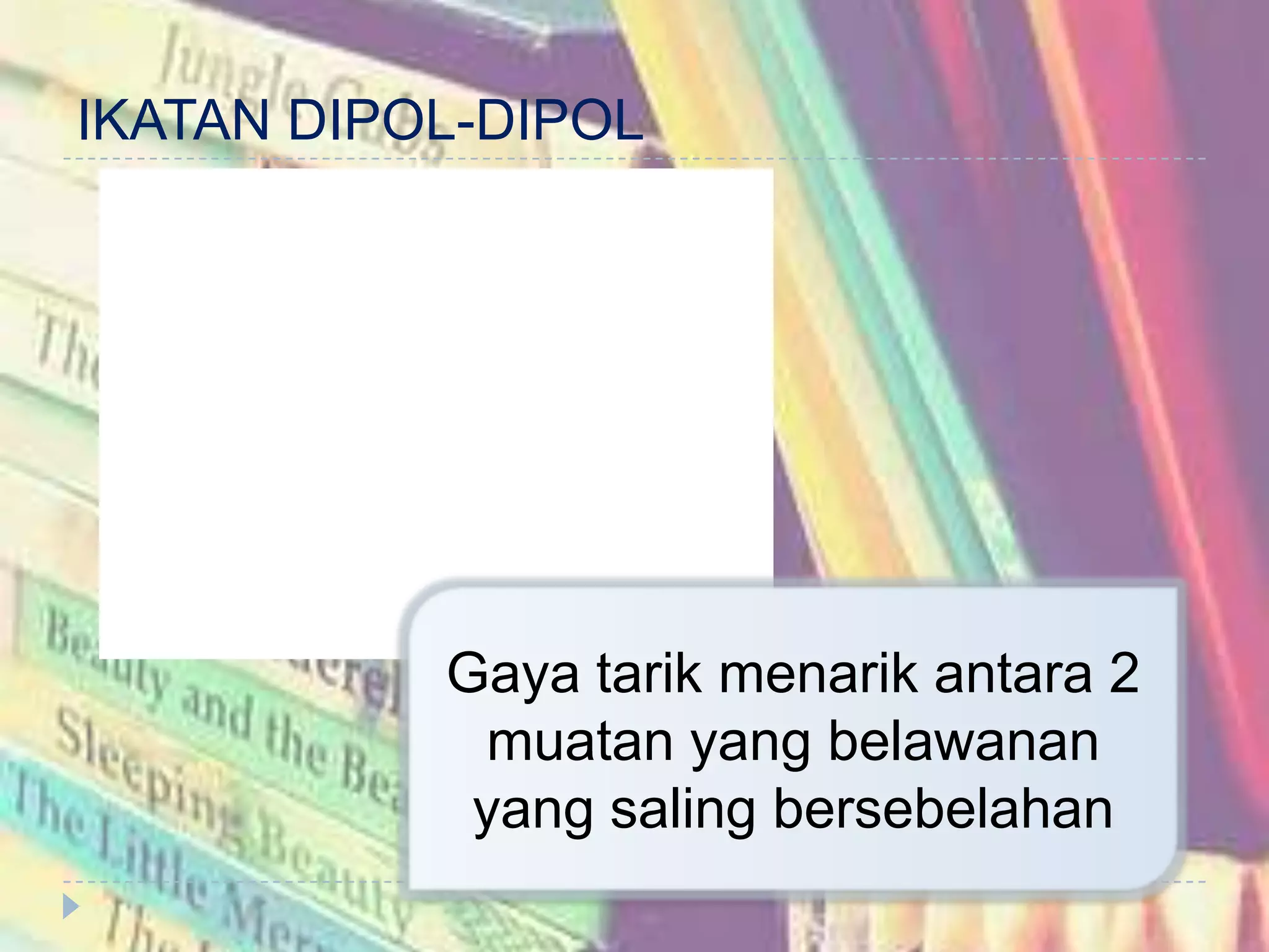 Ikatan Dipol - Dipol dan Ikatan Hidrogen | PPTX