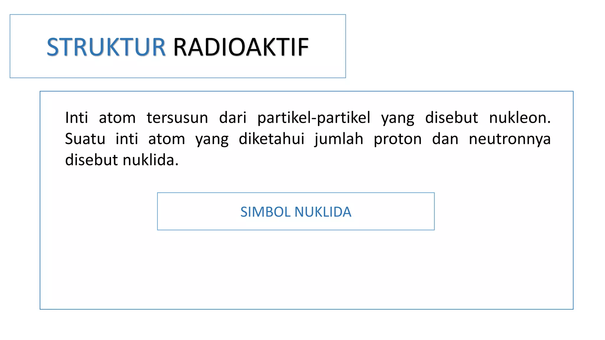 Kimia radioaktif yang buat diprint | PPTX