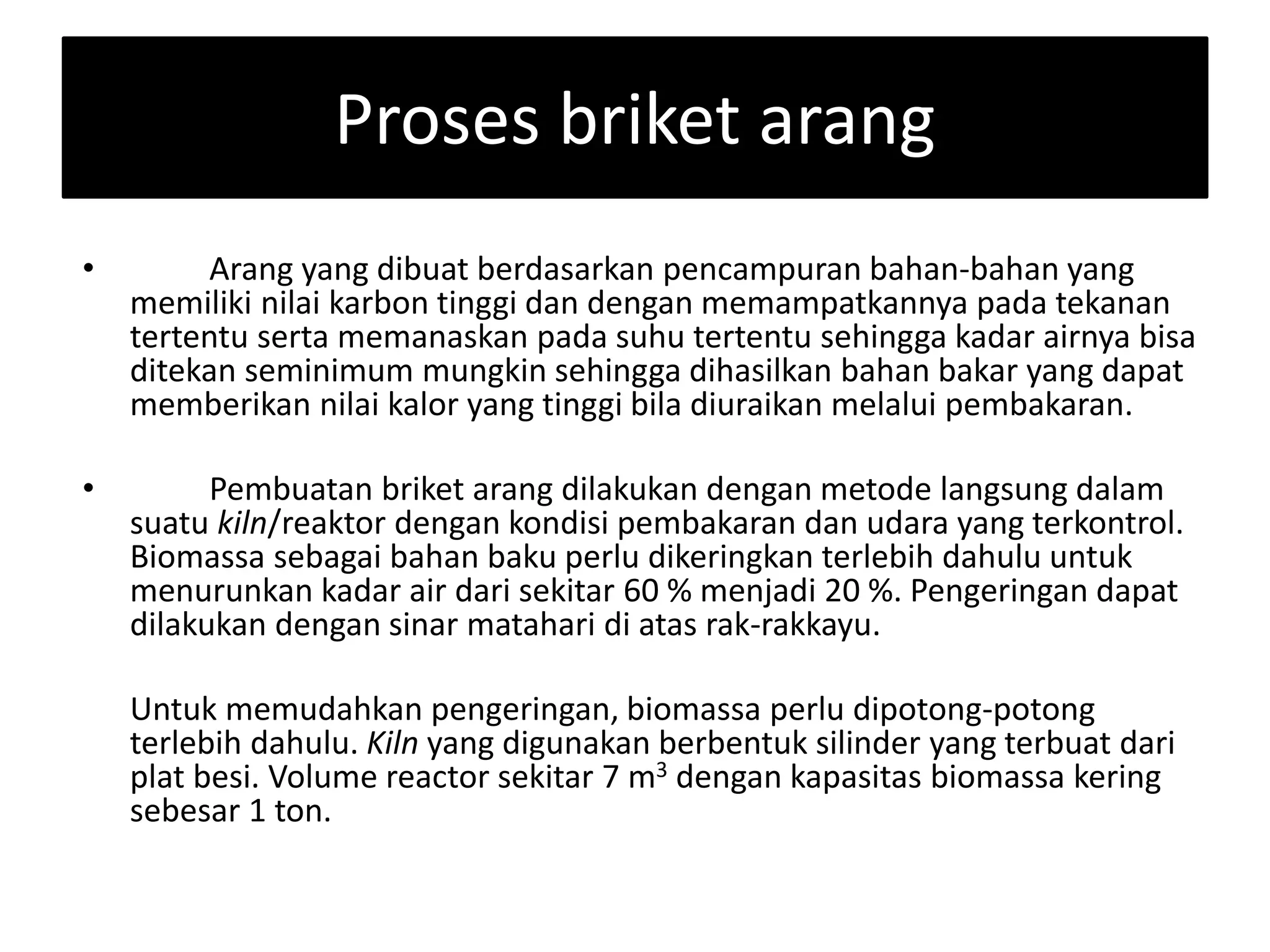 Briket Arang | PPTX