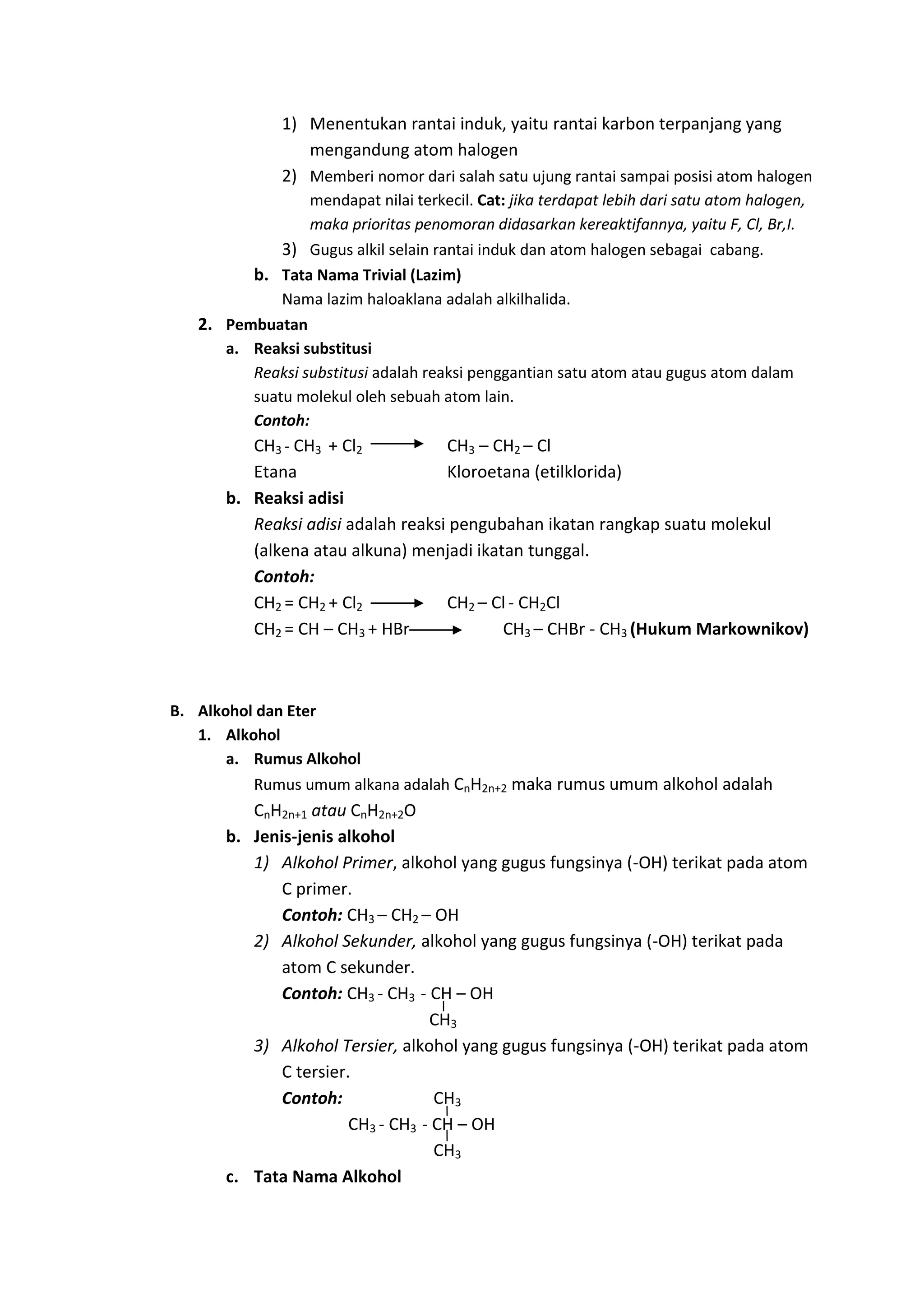 Rangkuman materi kimia kelas XII semester 2 | DOCX